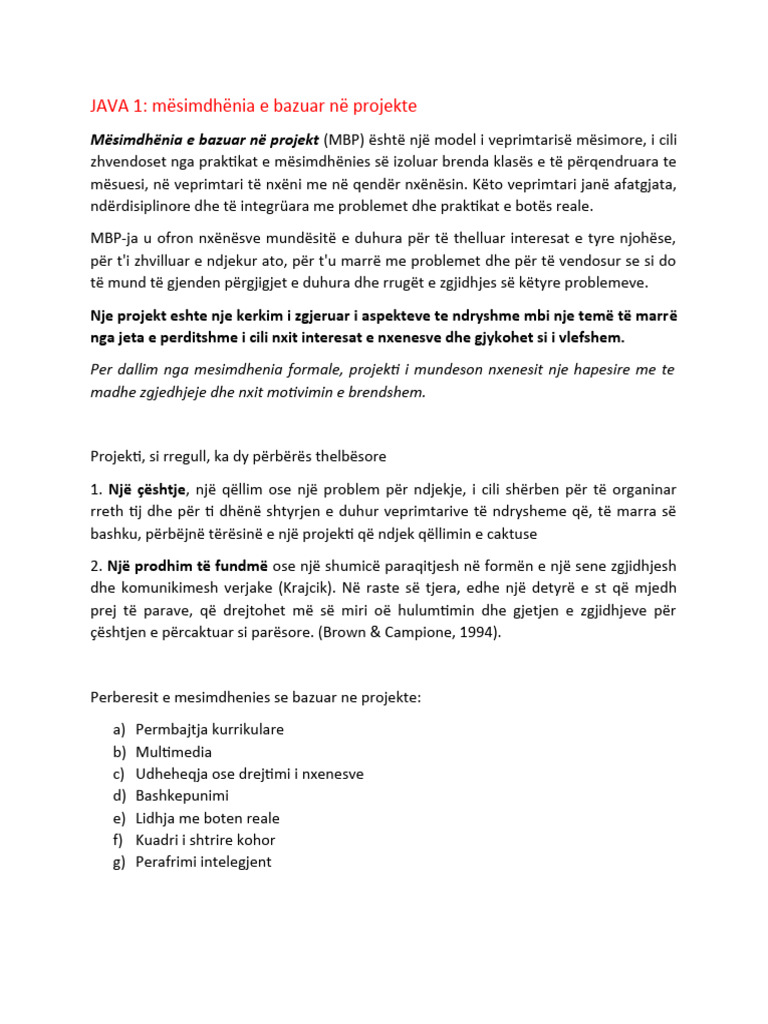 bazat e didaktikes | PDF