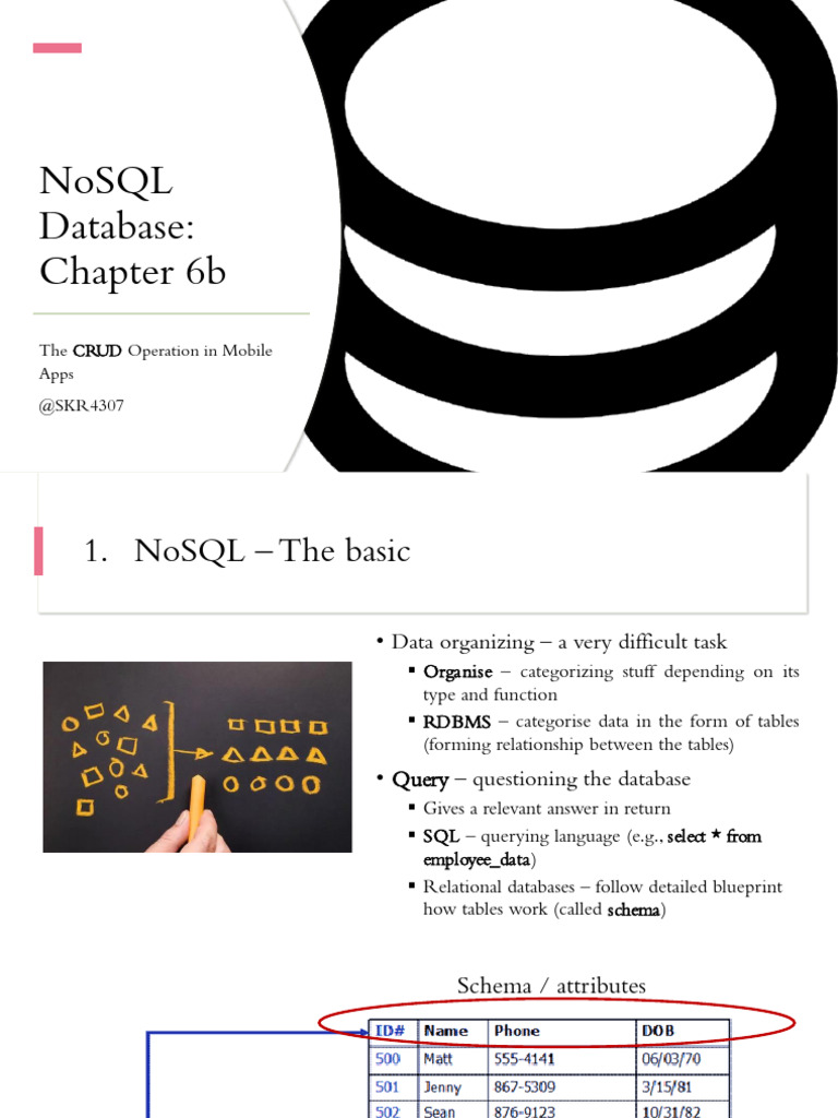Chapter 6b - No SQL | PDF | No Sql | Relational Database