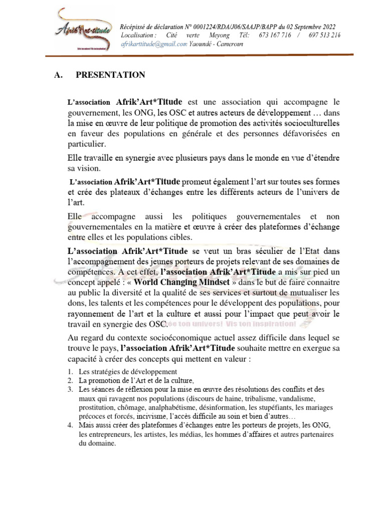 Presentation 040101 Pdf économie