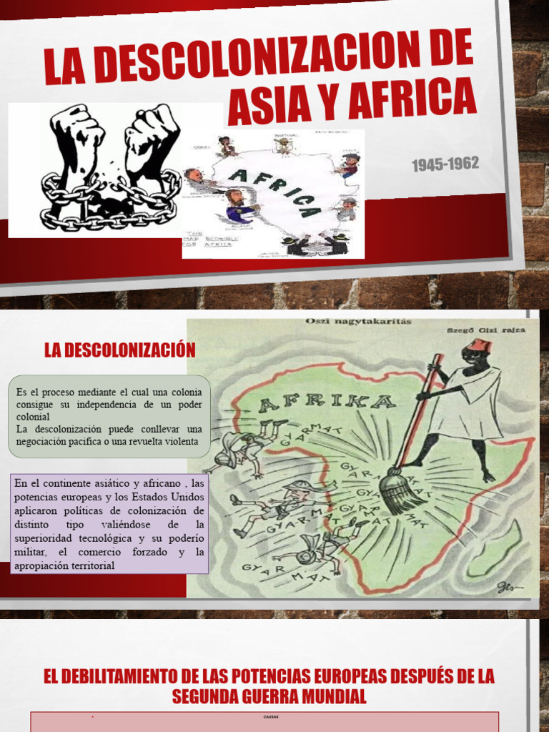La Descolonizacion de Asia y Africa | PDF | Descolonización | Colonialismo