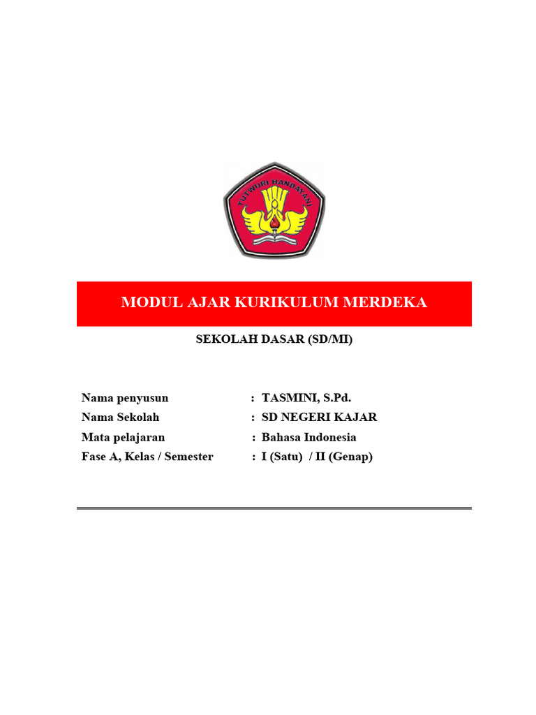 Modul Ajar BAB 5 B. IND KELAS 1 | PDF