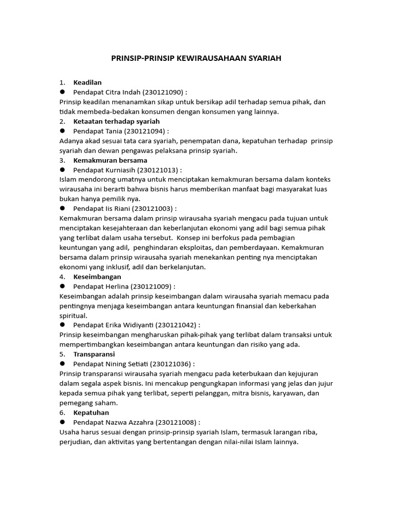 Prinsip Prinsip | PDF