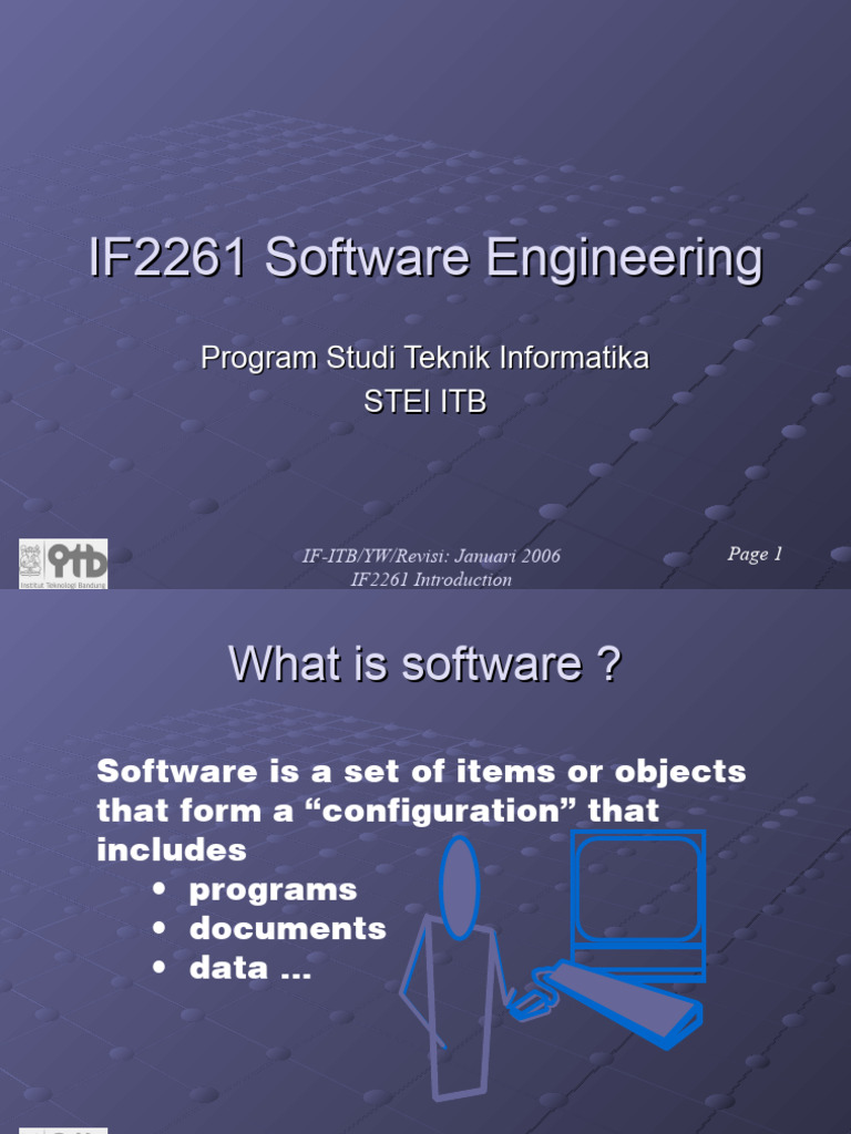 CN IF2261 Introduction | PDF | Software Development Process | Software
