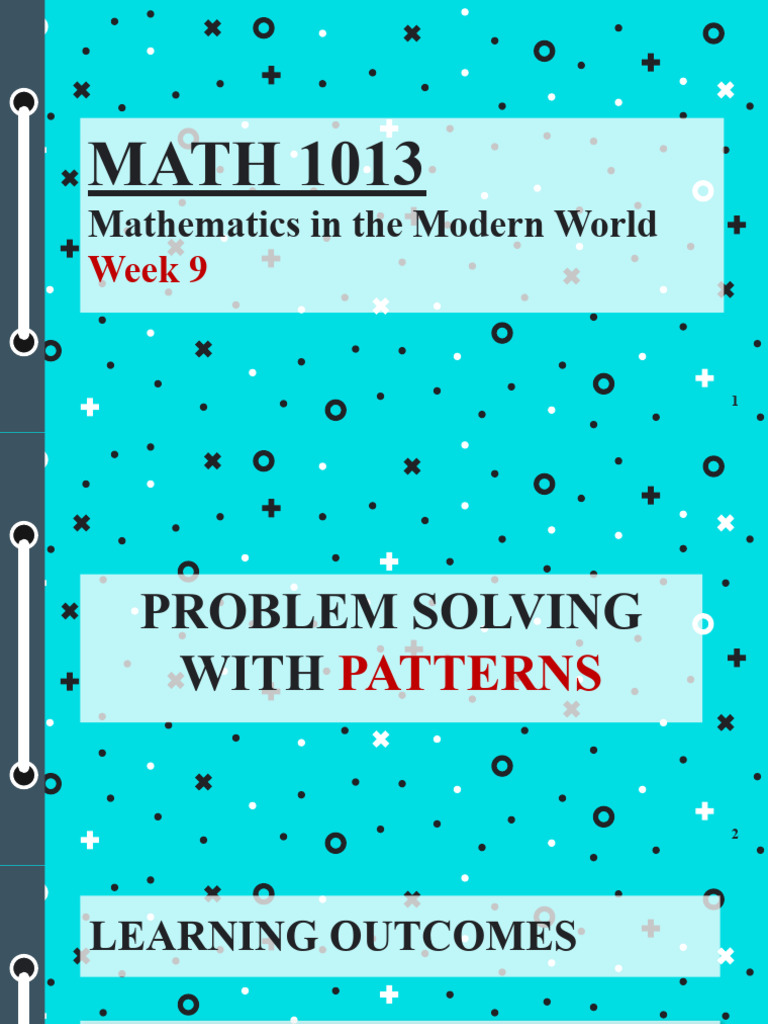 MIDTERM LESSON 2 Number Patterns | Download Free PDF | Recursion | Mathematical Objects