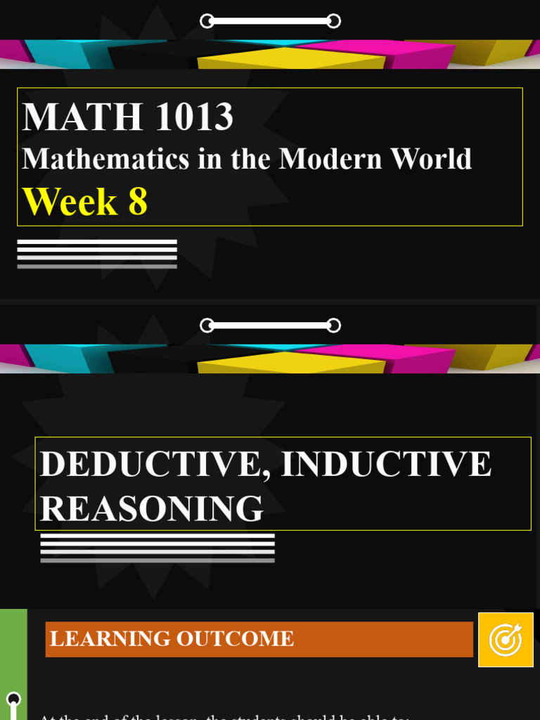 MIDTERM LESSON 1 Inductive and Deductive Reasoning | PDF | Deductive Reasoning | Inductive Reasoning