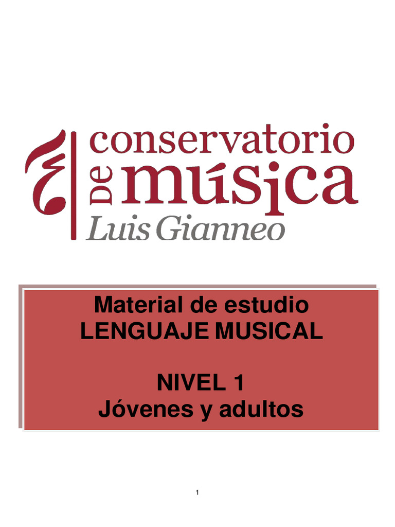 Módulo Lenguaje FOBA 1 | PDF | Ritmo | Escala (música)