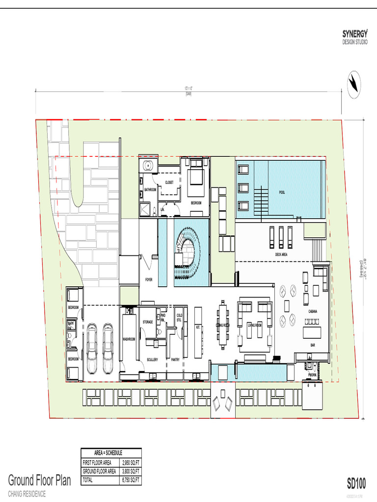 230428 Chang Residence SD Floor Plan V4_2 | PDF | Bathroom | Bedroom