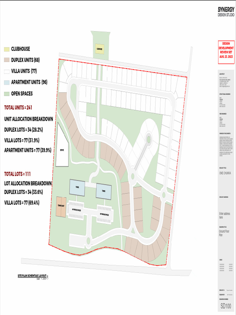 Chukka Site Plan - 2 | PDF | Residential Buildings