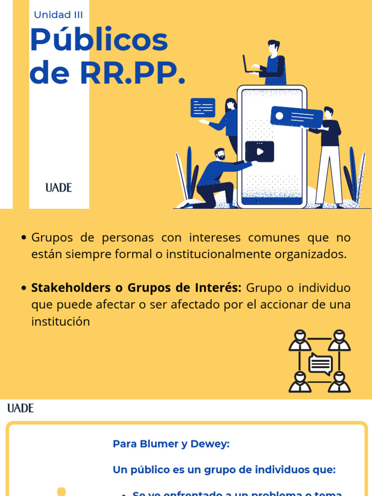 (INTRO) Unidad III - Públicos de las RRPP | PDF | Business | Percepción