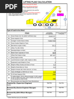 Crane Lift Calculator Spreadsheet | PDF | Crane (Machine) | Spreadsheet