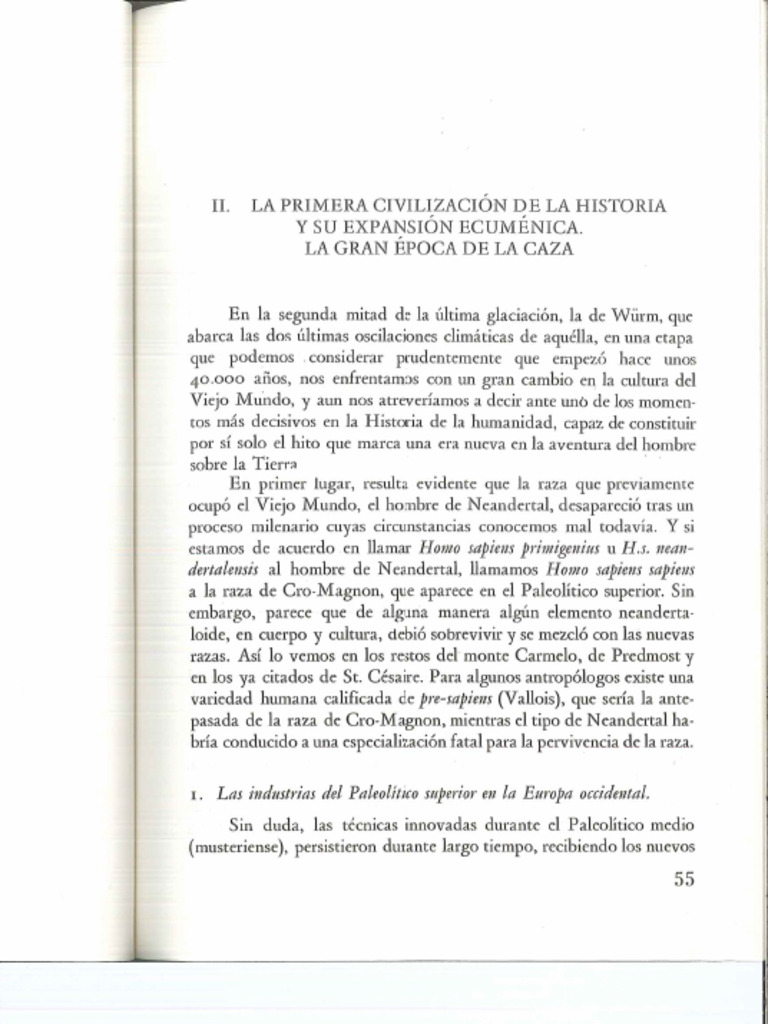 La Humanidad Prehistórica, Luis Pericot y Juan Maluquer | PDF