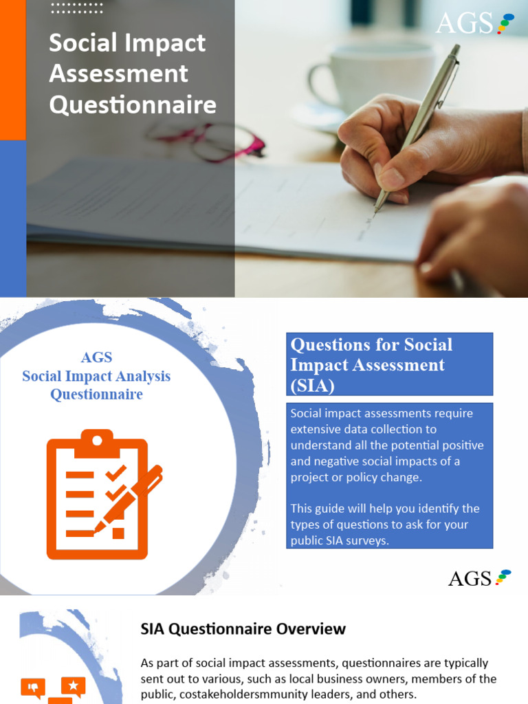 AGS Social Impact Assessment Questionnaire | PDF | Questionnaire ...