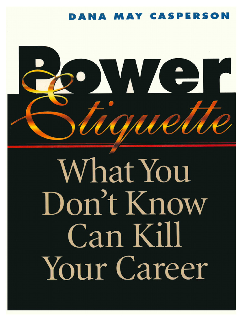 Power Etiquette | PDF