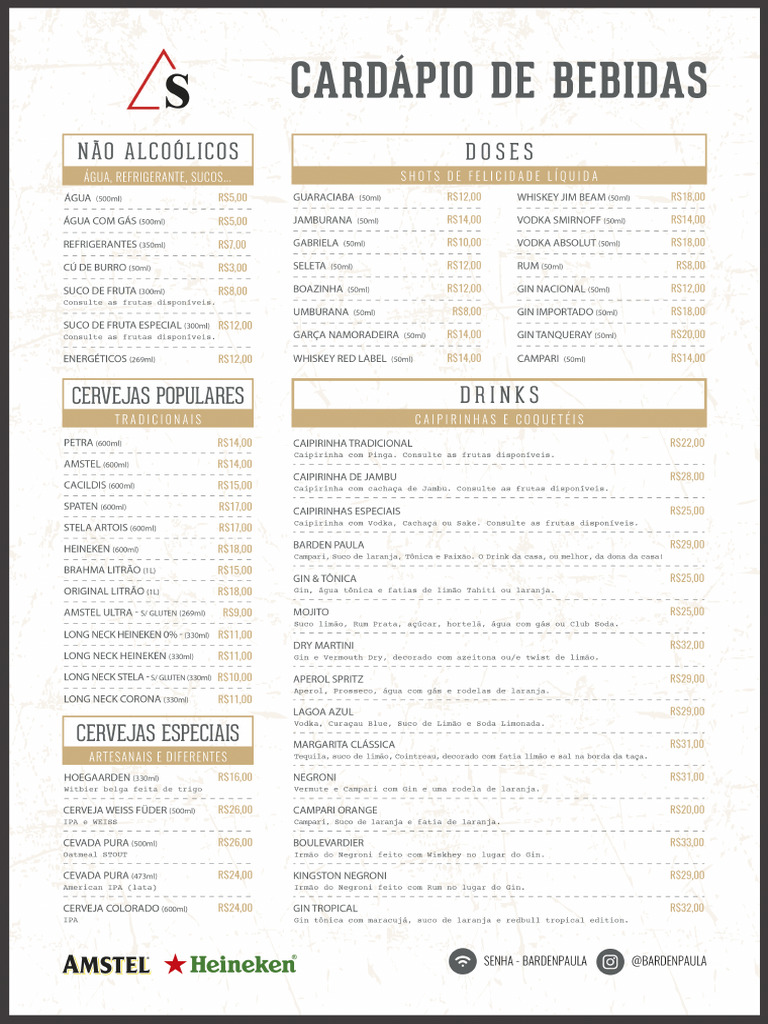 Cardapiostout - Bebidas2024 A3 Final | PDF