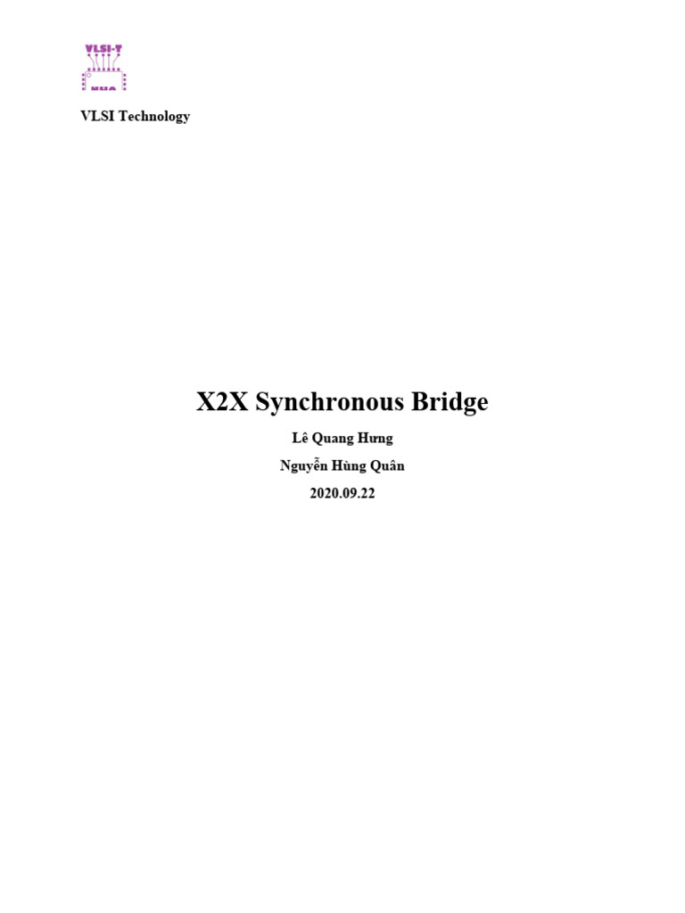 AXI4 Bridge VLSI Technology | PDF