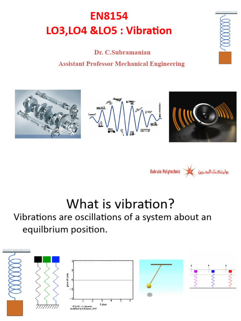 Vibration Analysis in Engineering | PDF