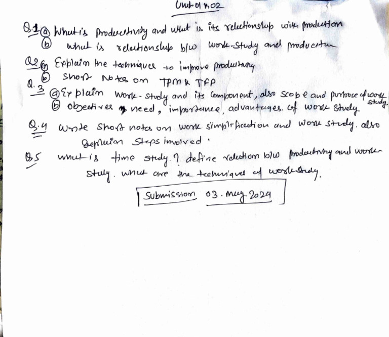 Assignment Unit 01&02 | PDF