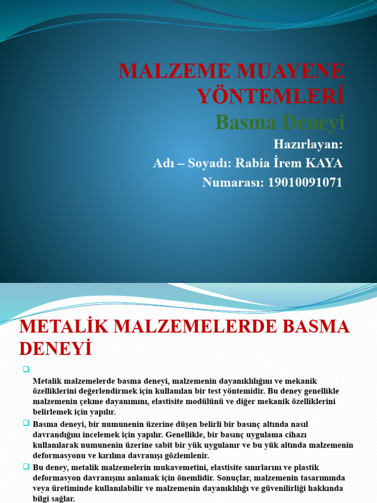 Basma Denei̇ | PDF
