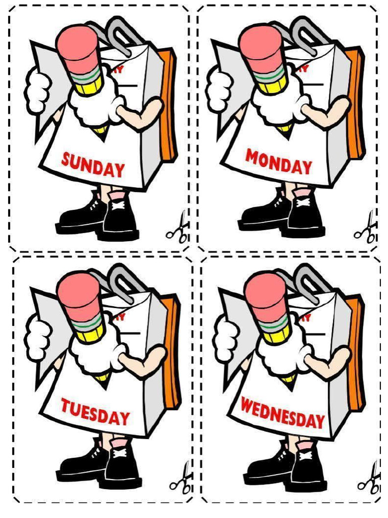 Months, Days, Seasons - Flashcards | PDF