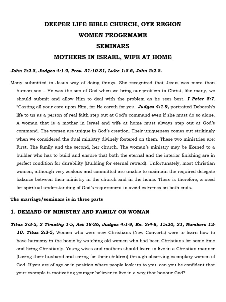 DEEPER_LIFE_BIBLE_CHURCH[ oye | PDF | Jesus | God