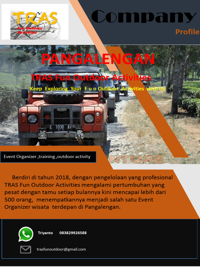 Company Profile TRAS Fun Outdoor | PDF