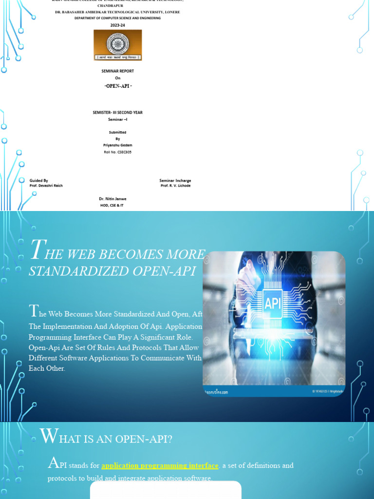 The Web Becomes More Standardized-Open API | PDF | Application Software | Artificial Intelligence