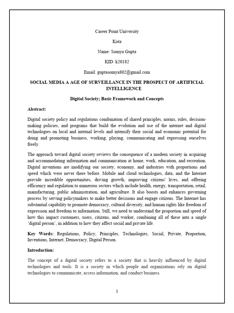Somya Gupta Techno Pdf Privacy Computer Security