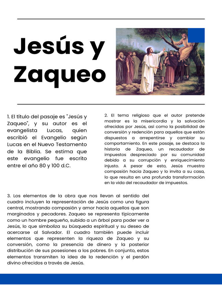 Jesus y Zaqueo - 20240506 - 091326 - 0000 | PDF