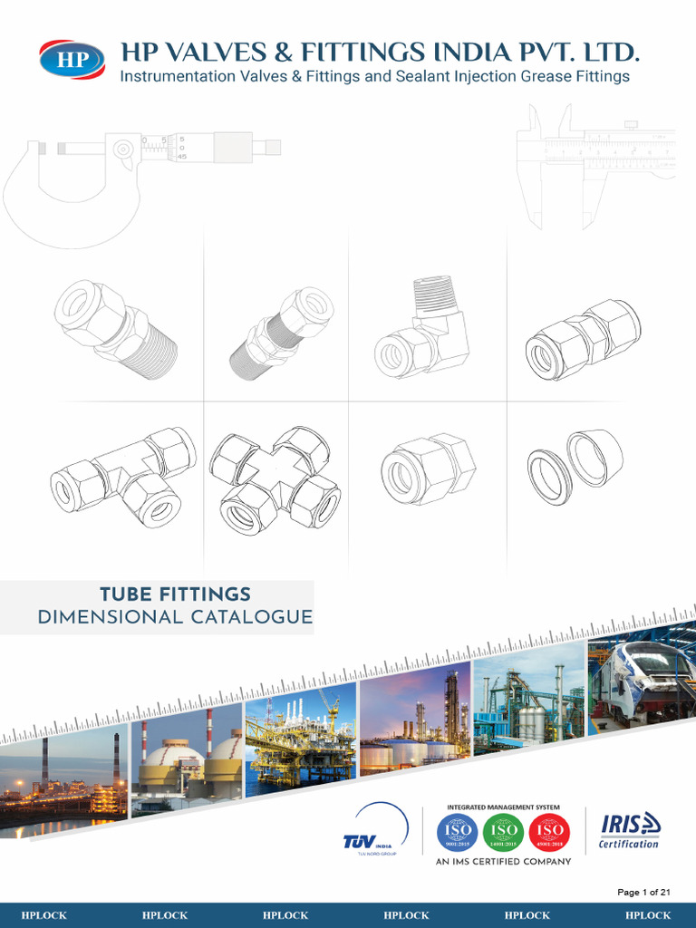 Dimensional Catalogue - Tube Fittings | PDF