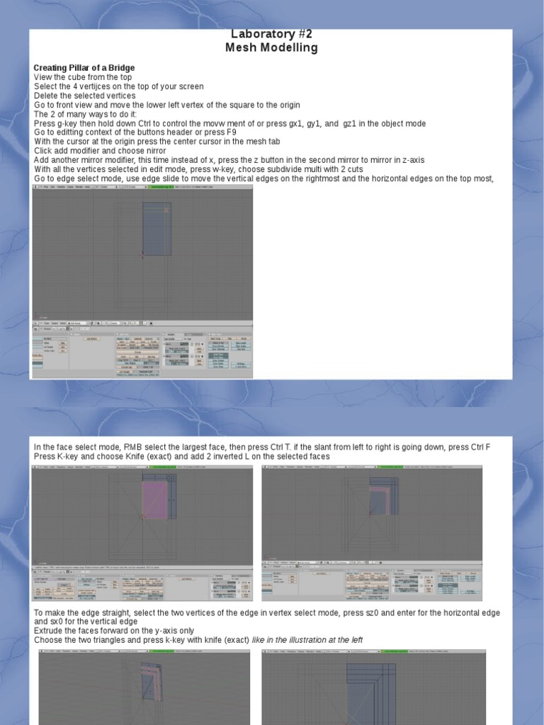 Laboratory 2 | PDF | Vertex (Geometry) | Cartesian Coordinate System