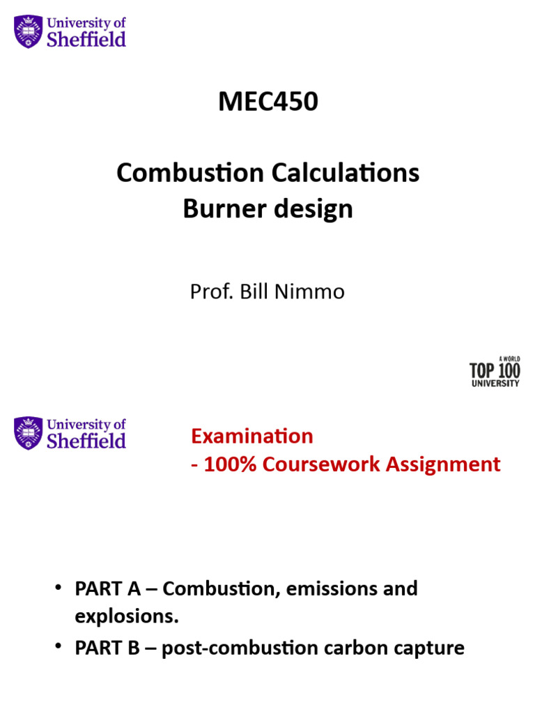 Week 2 Combustion - Burner Design | PDF | Combustion | Mole (Unit)
