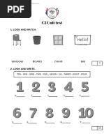 Beehive 2 Unit 3 Test | PDF | Zoology