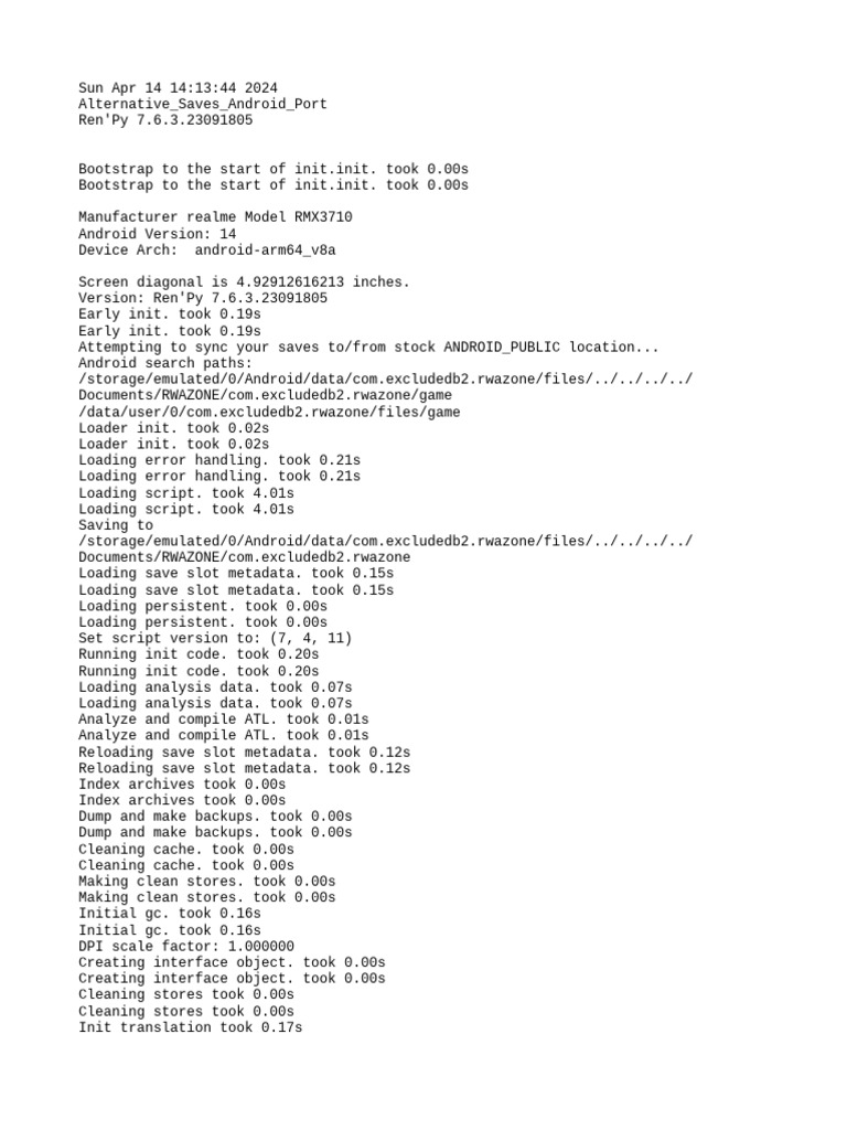 Log | PDF | Booting | Metadata
