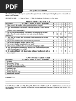 Boston Carpal Tunnel Questionnaire BCTSQ | PDF | Carpal Tunnel Syndrome ...