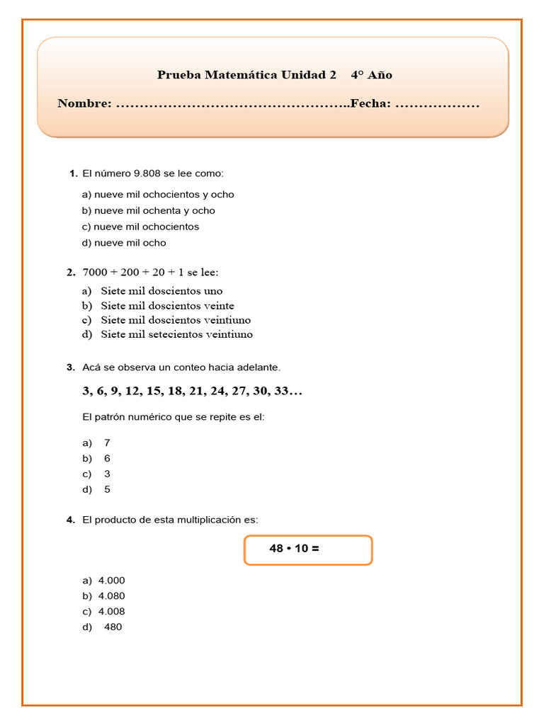 Matematica U 2 | PDF