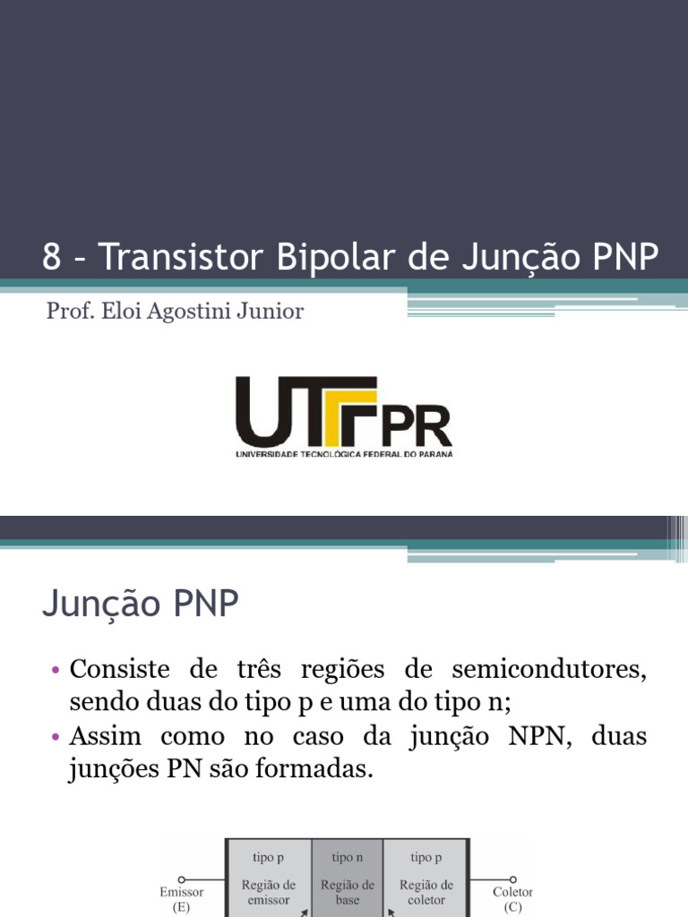 Símbolo e Funcionamento do Transistor PNP | PDF