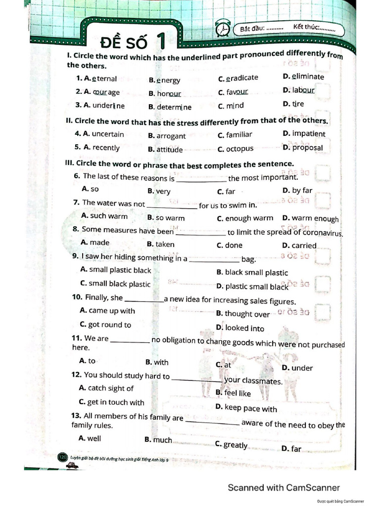 Luyen Giai Bồ Dưỡng HGS TA9 | PDF