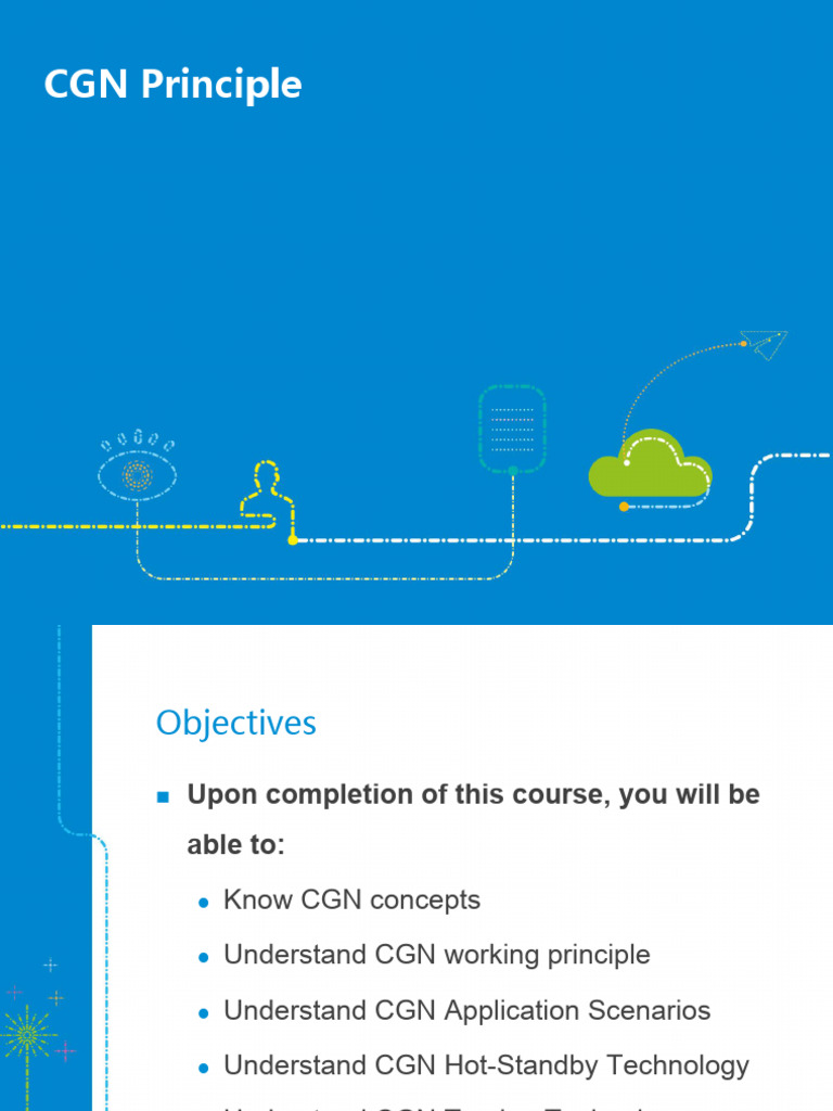 Add18 IP FC3009 E01 1-CGN Principle-62p | PDF | I Pv6 | Computer Network