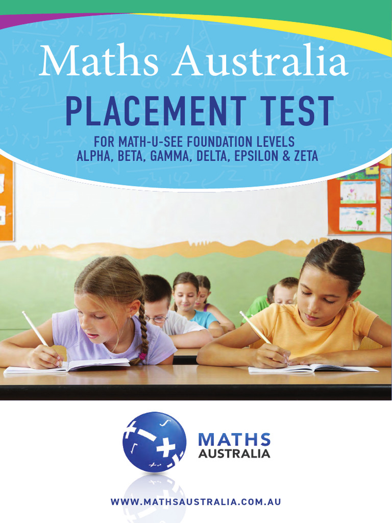MA 5.23 - Foundation Levels - Placement Tests | PDF | Arithmetic ...