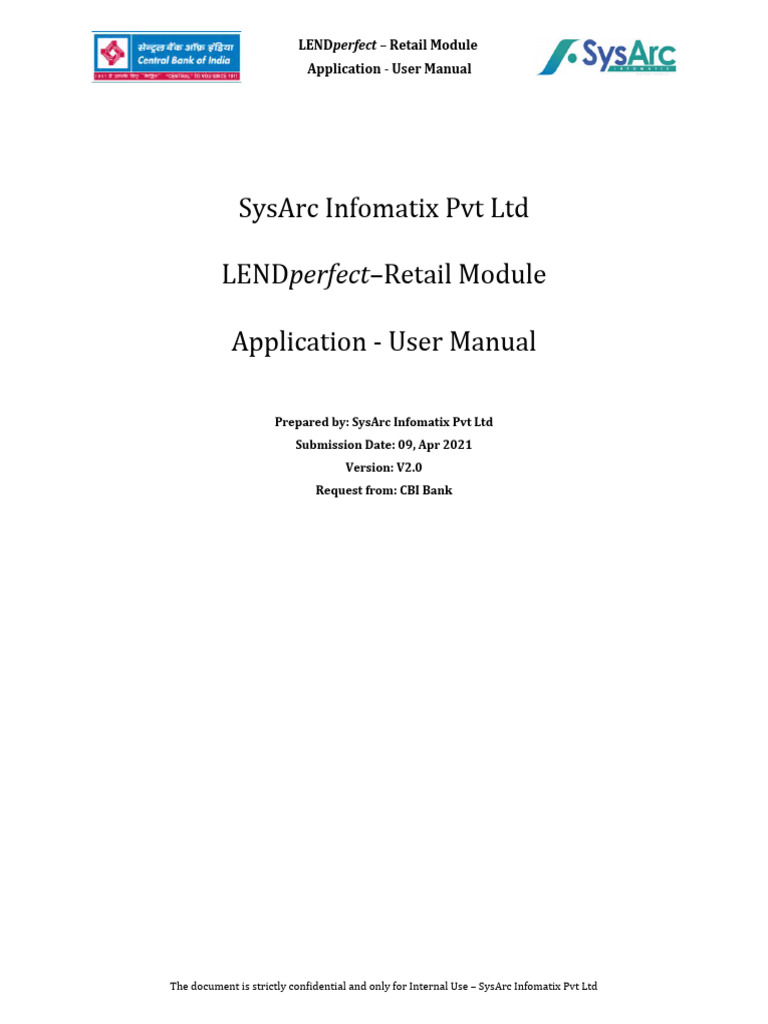 CBI Bank - Retail Module Phase 2 SRS | PDF | Icon (Computing) | Login