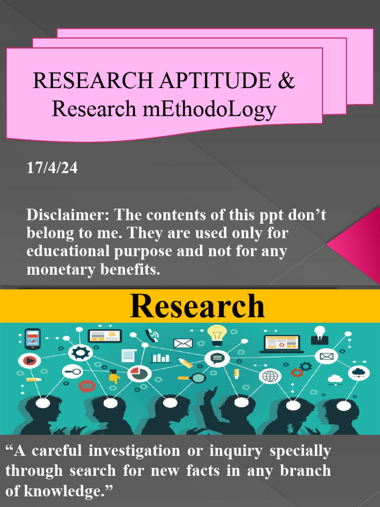 Research Methodology 20th April | PDF | Hypothesis | Scientific Method