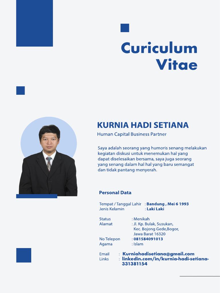 CV-KURNIA-2023 - v2 | PDF