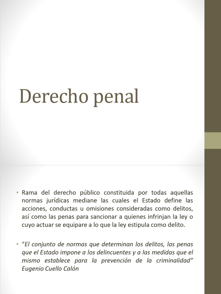 Derecho Penal Pdf Derecho Penal Castigos 0020