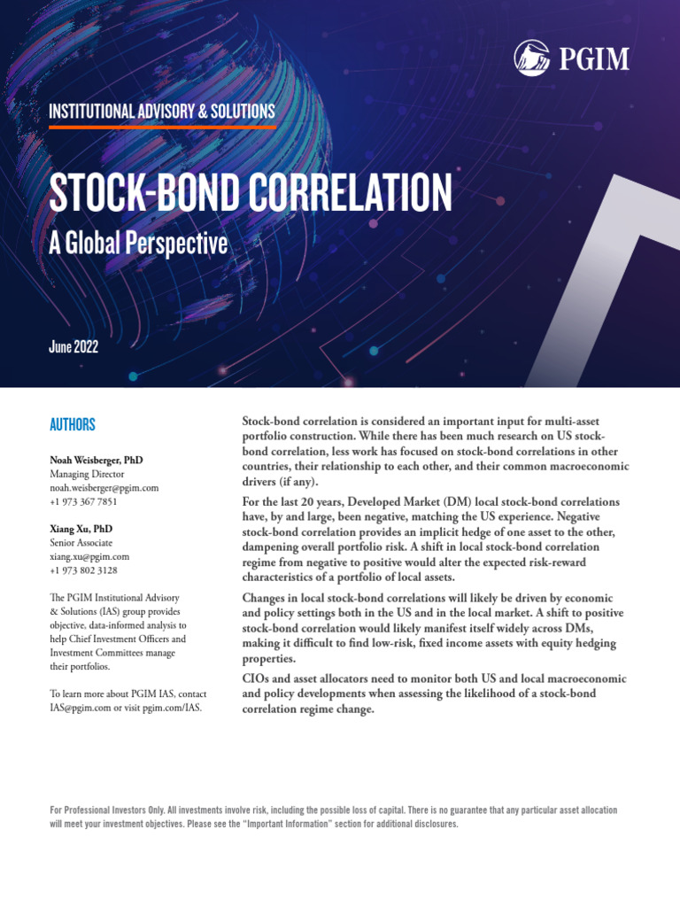 IAS Stock Bond Correlation A Global Perspective 062022 | PDF ...