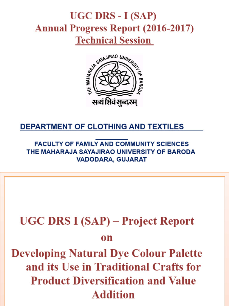 Ugc DRS - I (Sap) - 2 | PDF | Dyeing | Textiles