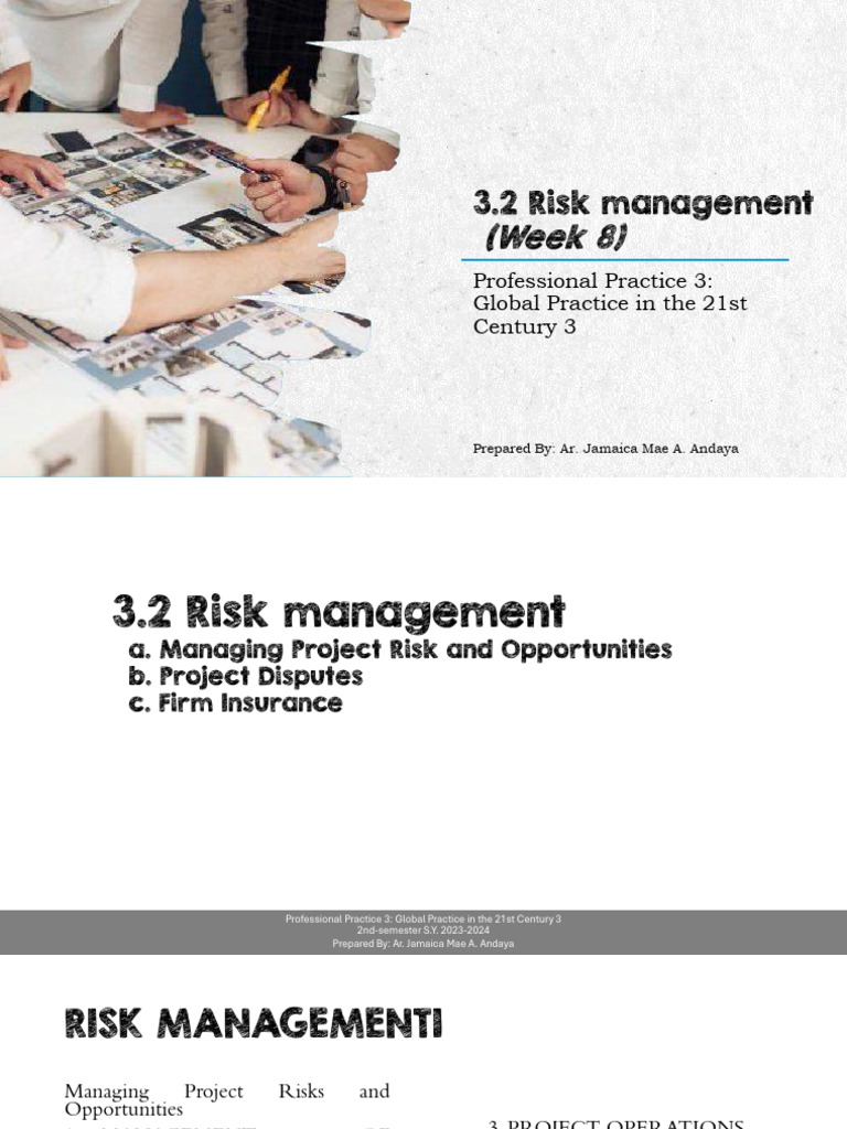 ARCH-422-MODULE-WEEK-8-9 | PDF | Insurance | Risk