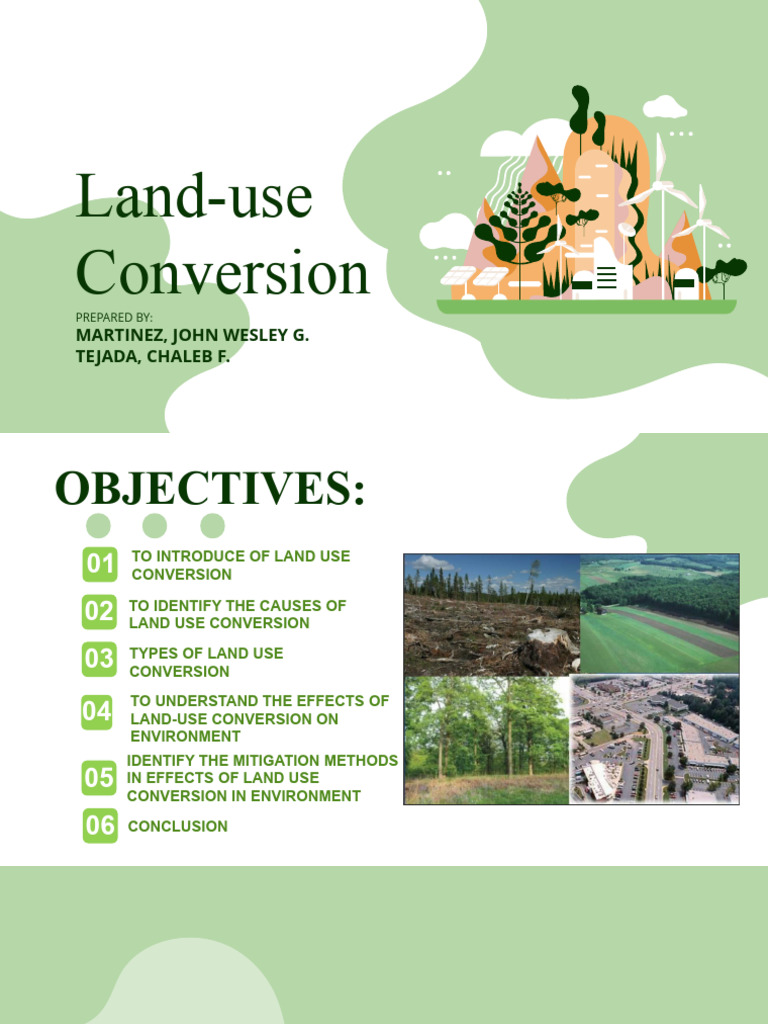 CCDRM Report - Topic 8 - LAND USE CONVERSION | PDF | Agriculture | Land Use