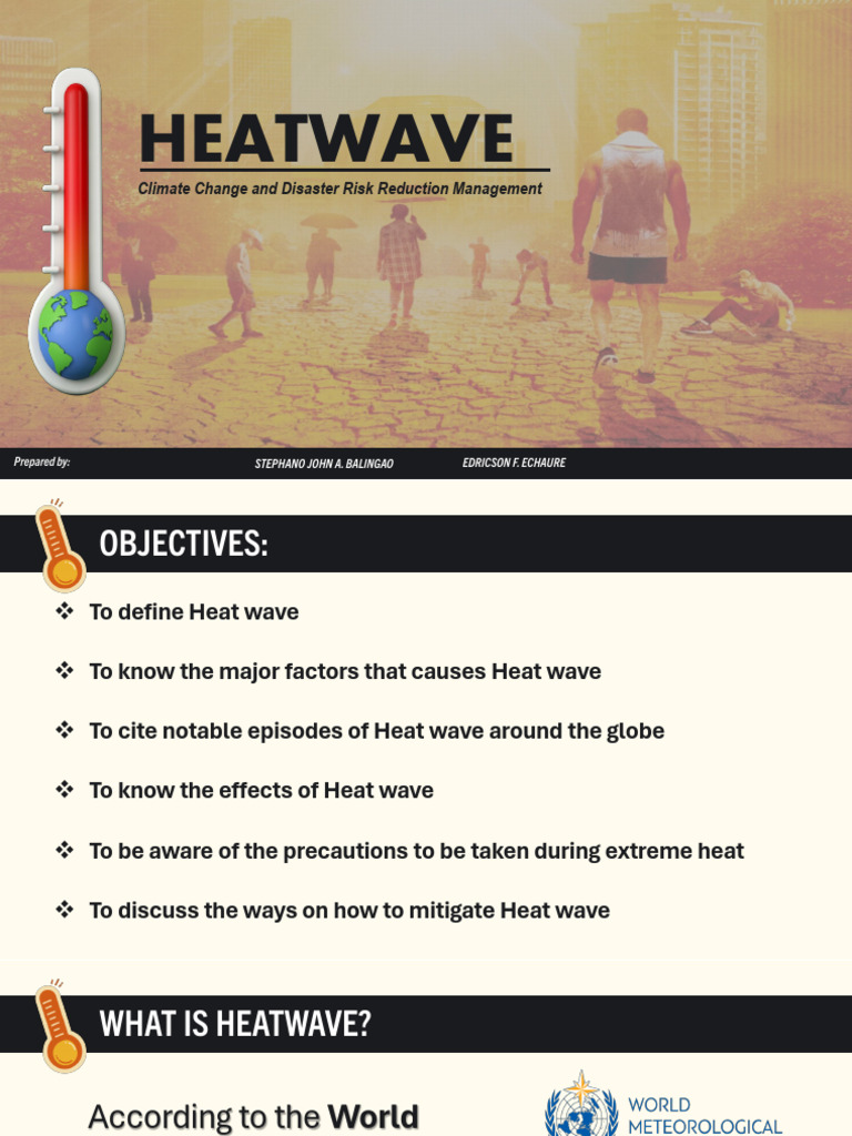 Understanding Heat Waves and Mitigation | PDF | Heat Wave | Atmosphere ...