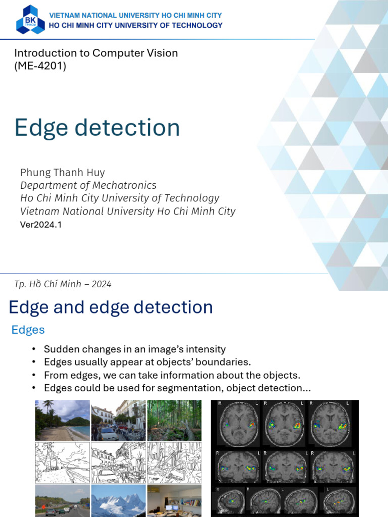 Edge Detection Pdf Vision Multidimensional Signal Processing