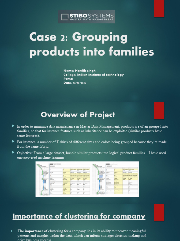 Final Stibo | PDF | Cluster Analysis | Principal Component Analysis